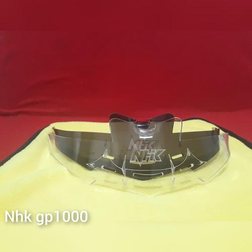 Jual spoiler helm nhk gp1000/spoiler nhk gp1000/spoiler gp1000 - hitam smoke - Kota Depok - amd ...
