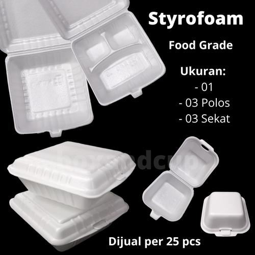 Jual Sterofoam / Styrofoam / Gabus Makanan / Dus Foam / Kotak Tempat ...