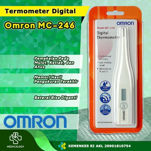 Jual Termometer Digital Otomatis Omron MC 245 Ukur Suhu Badan MC245 MC ...