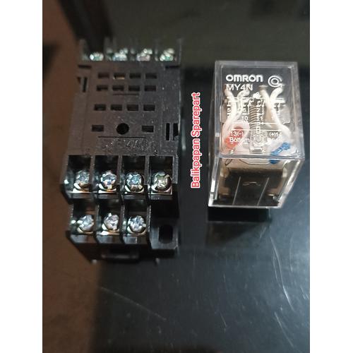 Jual Relay Omron Ewig Socket Relay MY4 MY4N 14pin 14 pin - Kota ...
