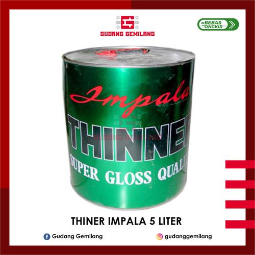 Jual Thinner Thiner Tiner Impala 5 Liter Kaleng 5L 5 L Pengencer Cat Minyak - Kota Tangerang ...