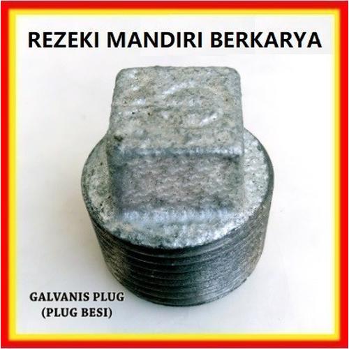 Jual GALVANIS PLUG 3/4 INCH - DOP PIPA DRAT LUAR BESI - PLEUH BESI ...