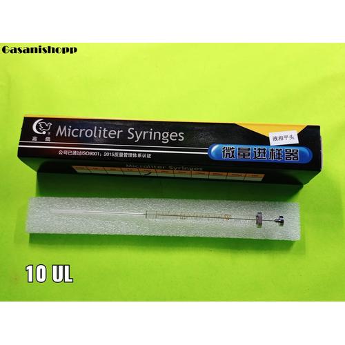 Jual Microliter Syringe Injector Glass ( 10 ul ) For Gas Chromatografi ...