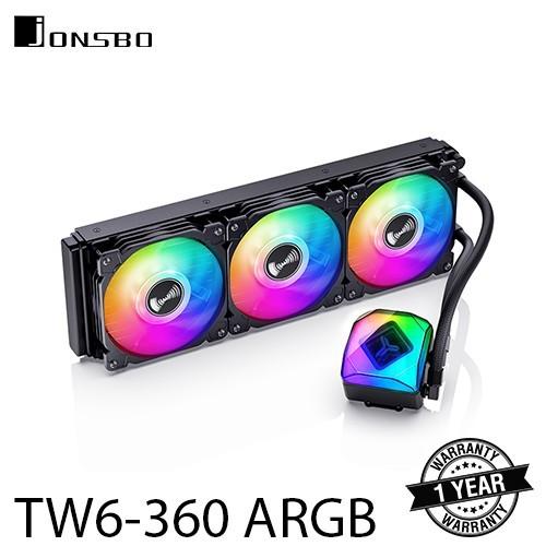Jual Jonsbo Shadow TW6-360 ARGB BLACK Liquid Cooler - AIO CPU Cooling ...