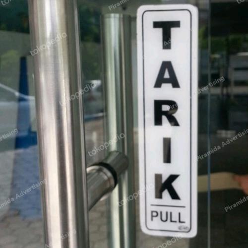 Jual sign tanda tulisan tarik dorong pintu buka tutup - Kota Surabaya ...