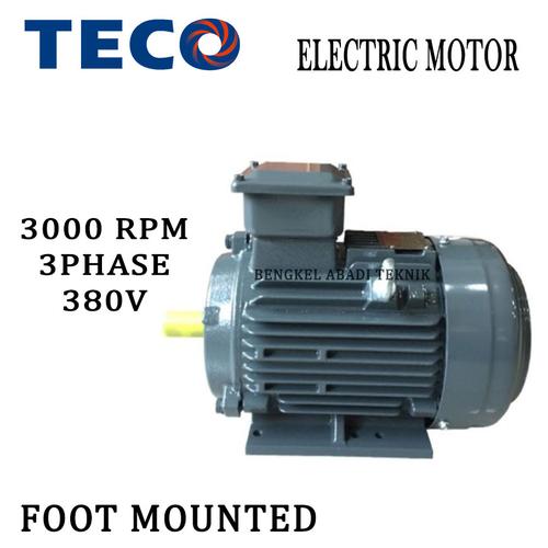 Jual ELECTRIC MOTOR TECO AESV1S 5.5KW 7.5HP 3PHASE 2POLE B3 - Jakarta ...