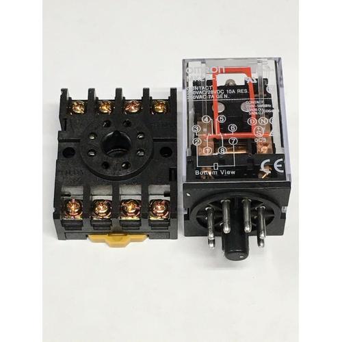 Jual Relay Omron Ewig Socket Relay MK2 MK2P 8pin 8 pin - Ewig 12Vdc ...