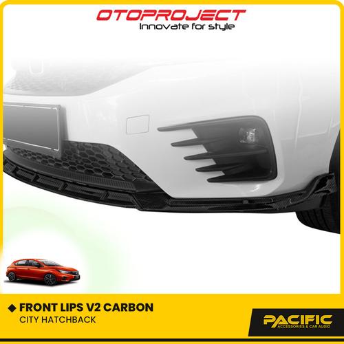 Jual FRONT LIPS BUMPER A.N CITY HATCHBACK V2 - CARBON - Kota Palembang ...