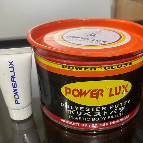 Jual DEMPUL PLASTIK POWER LUX + RESIN HARDENER 1.4 KG TERMASUK ...