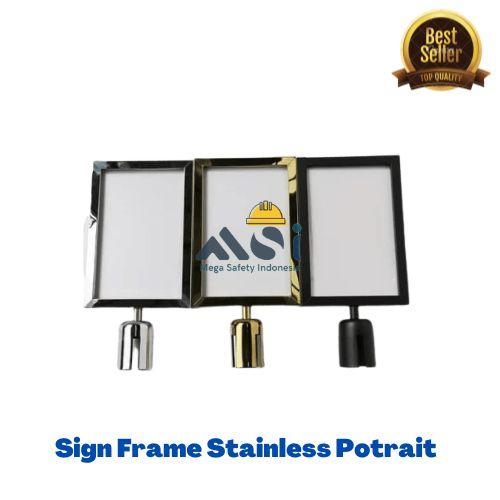Promo SIGN FRAME A4 POTRAIT / PAPAN TIANG ANTRIAN/SIGN BOARD TIANG ...
