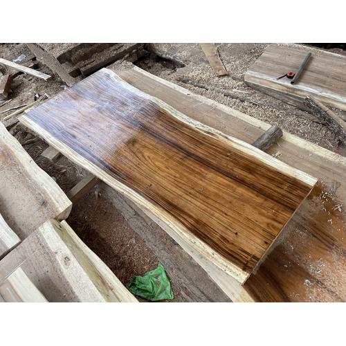 Jual Top table kayu slab papan suar trembesi ukuran 200 cm x 70 cm ...