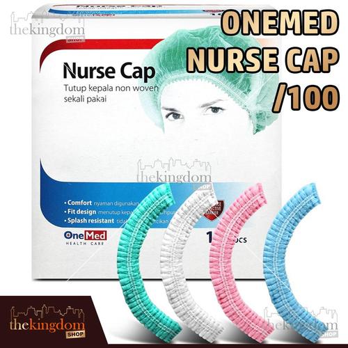 Jual Onemed Nurse Cap /100 Hair Caps Disposable Penutup Kepala Non ...