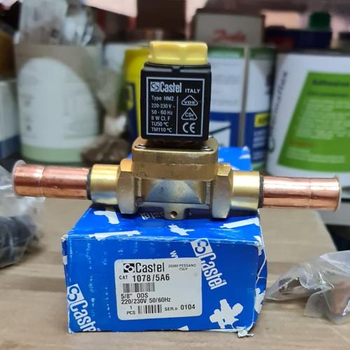 Jual SOLENOID VALVE + COIL CASTEL 1078/5A6 UK 5/8" TYPE HM2 - Jakarta ...
