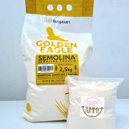 Jual Repack tepung semolina golden eagle flour 250gr 500gr - 250 gram ...