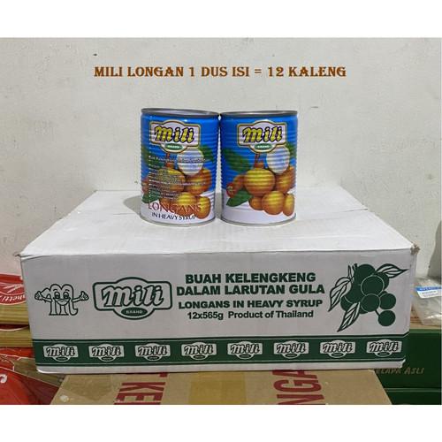 Jual Mili Longan Buah Kaleng / Kelengkeng Kaleng 565g x 12Botol Per-Dus ...