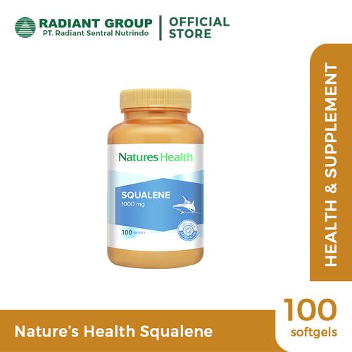 Promo Natures Health Squalene 1000 Mg 100 Softgels Cicil 0% 3x ...