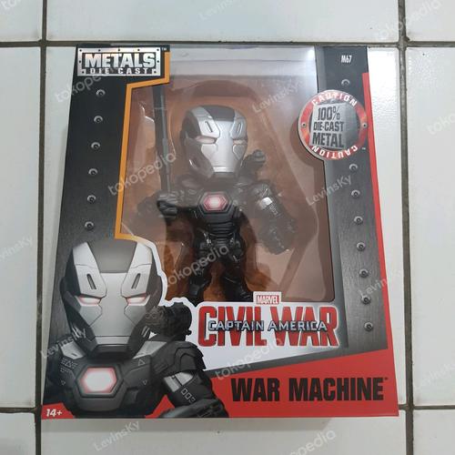 Jual Jada Metalfigs Metal Figure 6" War Machine M67 Civil War - Jakarta ...