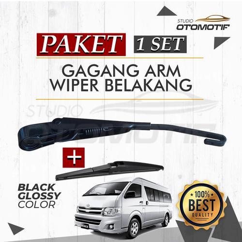 Jual PAKET GAGANG WIPER BELAKANG TOYOTA HIACE 2012 ARM REAR WIPER HIACE ...