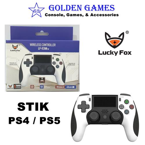 Jual Lucky Fox Stick Stik PS4/PS5 Wireless Controller LF-0288w - Putih ...