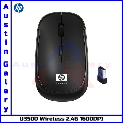 Jual Mouse Wireless Hp Ultra Slim 3500 1600DPI / Wireless Mouse - U3500 ...