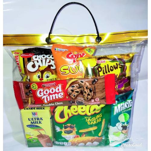 Jual paket snack ulang tahun ultah anak bingkisan jajan goodiebag baby ...