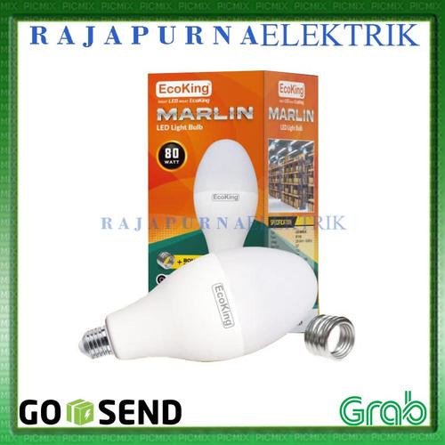 Jual Ecoking lampu LED marlin 80W Watt E27 E40 Bola Lampu jalan ORIGINAL - Jakarta Barat ...