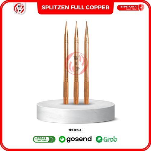 Jual Penangkal Petir Splitzen Full Tembaga Murni 1/2 5/8 3/4 1 Inch - 1 ...