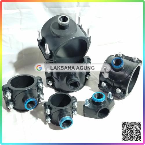Jual Clamp Saddle Hdpe 90 x 3/4 Inch | saddle pipa hdpe 3 x 3/4" pipa pvc - Jakarta Barat ...
