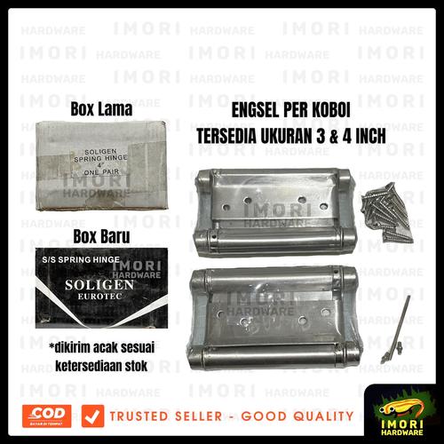 Jual SOLIGEN Engsel Per Koboi Pintu Stainless Steel 3 4 inch - Koboy Pegas - 3" - Kota Surabaya ...