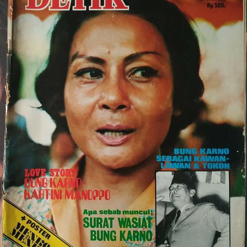Jual Majalah Detik 033, 31 Juli 1978.Love Story Bung Karno Kartini Manoppo - Kota Tangerang ...
