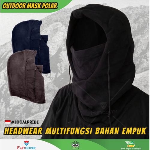 Jual Masker Scarf balaclava multifungsi ninja kupluk Polar 6 in 1 Full ...