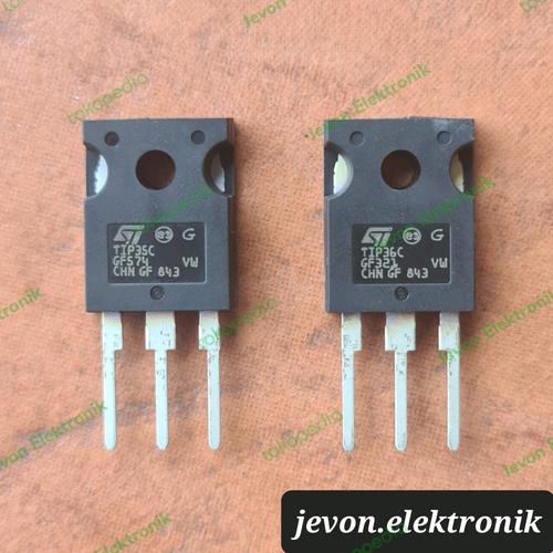 Jual Transistor Tip35 Tip36 Tip 35C 36C 35 36 C I ST IC Original High ...