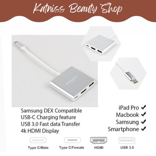 Jual Samsung Dex USB-C Hub HDMI USB C Adapter Monitor Macbook Type C ...