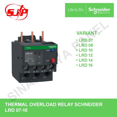 Jual THERMAL OVERLOAD RELAY SCHNEIDER LRD07/LRD08/LRD10/LRD12/LRD14 ...
