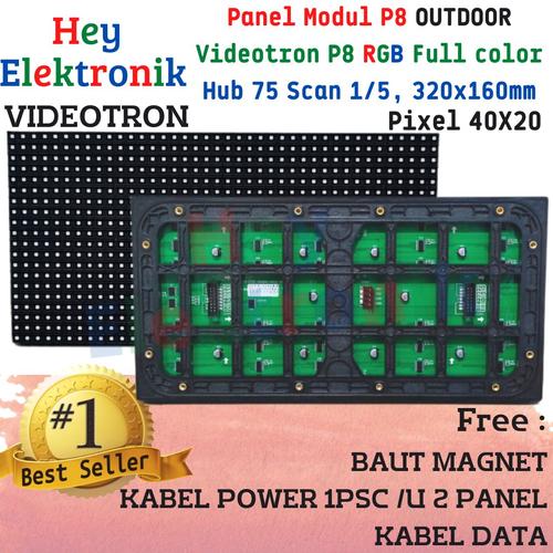 Jual Panel Module Model LED P8 RGB outdoor FULL COLOR SMD Running Text ...