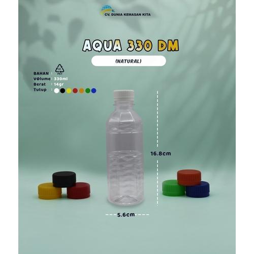 Jual Botol Plastik Aqua 330 - 1 PACK 98 pcs - Botol Air Mineral 330 ml ...