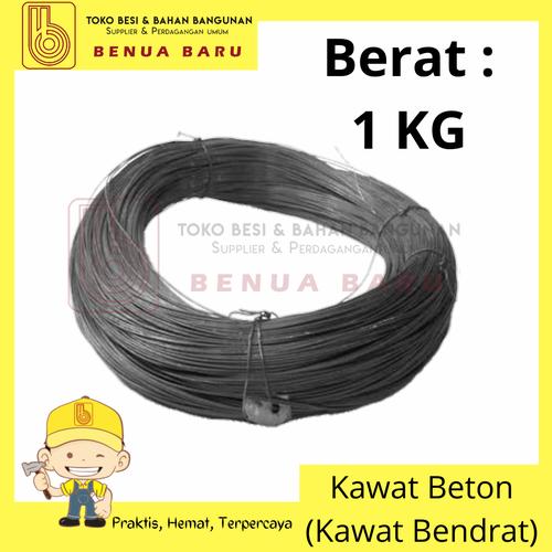 Jual Kawat Bendrat 1 KG / Kawat Beton 1 KG / Kawat Bangunan Hitam 1 KG ...