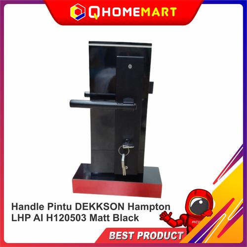 Jual Handle Pintu DEKKSON Hampton LHP AI H120503 Matt Black - Kab ...