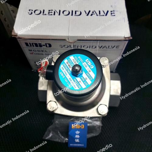 Jual UWS-50 SOLENOID VALVE 2 WAY DRAT 2" INCH UNI D NC - DC24V - Jakarta Barat - Hydromatic ...