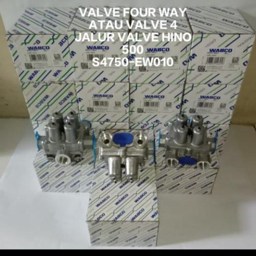 Jual VALVE HINO 500 RELAY VAlVE FOUR WAY VALVE S4750-EW010 VALVE 4 ...