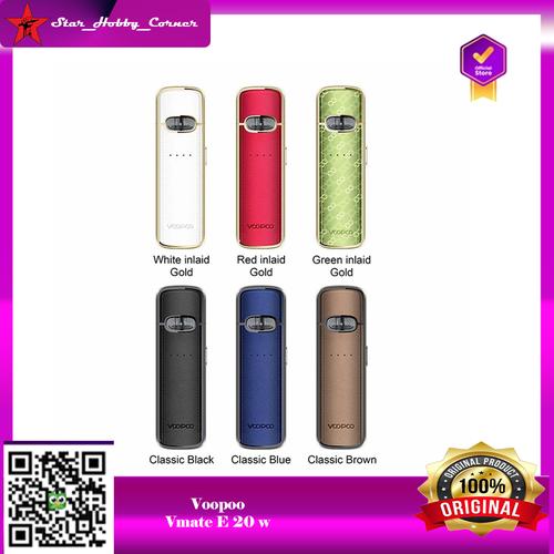 Jual VOOPOO VMATE E 20W 1200MAH POD KIT AUTHENTIC VAPE PODS MOD NEW ...