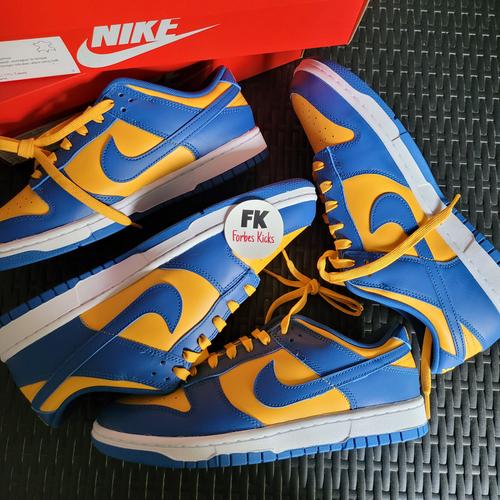 Jual Nike Dunk Low Retro UCLA || blue yellow bart simpson warriors ...