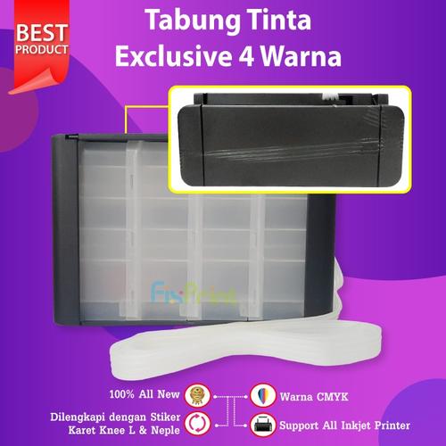 Jual Tabung Infus 4 warna Box hitam dengan kunci Printer 2335 2776 ...