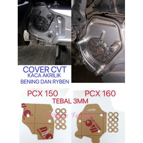 Jual COVER CVT PCX 150 PCX 160 ADV 160 TUTUP BAK MESIN FILTER 3MM RING ...