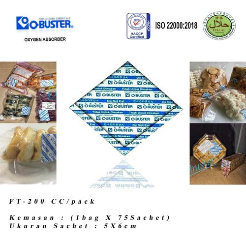 Jual O-Buster Oksigen absorber FT-200 CC (food grade) - Jakarta Pusat ...