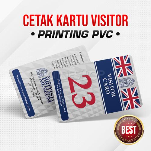 Jual Custom Cetak Preprinted Card PVC Premium Kartu Visitor Kantor - Jakarta Pusat - CODESHOP ...