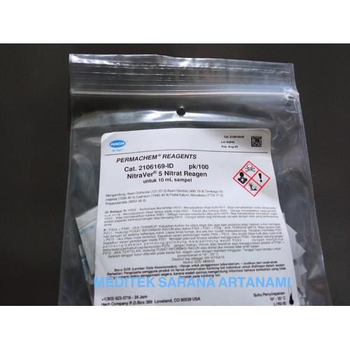 Jual HACH 2106169 NitraVer 5 Nitrate Reagent Powder Pillows, 10 mL, pk ...