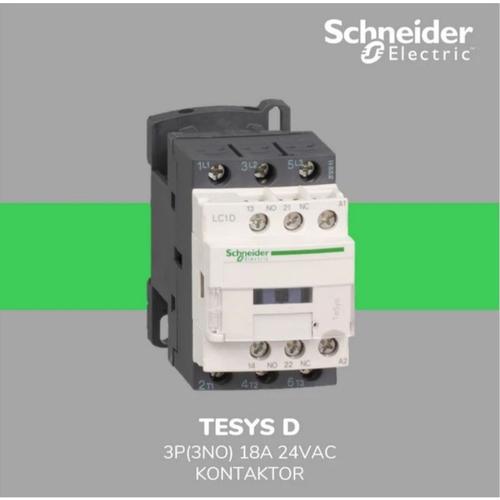 Jual Schneider electric TeSys D kontaktor 3P(3NO) 18A LC1D18B7 ...