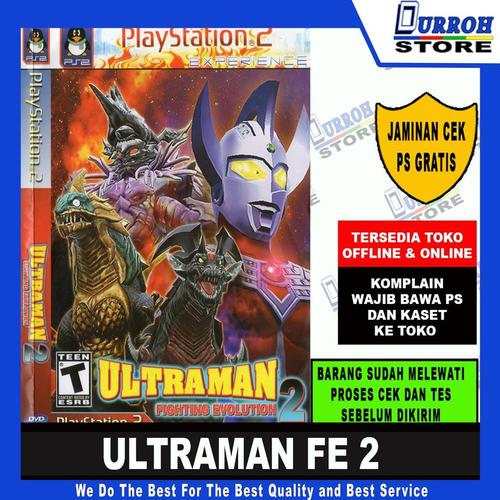 Jual KASET GAME PS 2 ULTRAMAN FIGHTING EVOLUTION 2 - No Cover - Kota ...