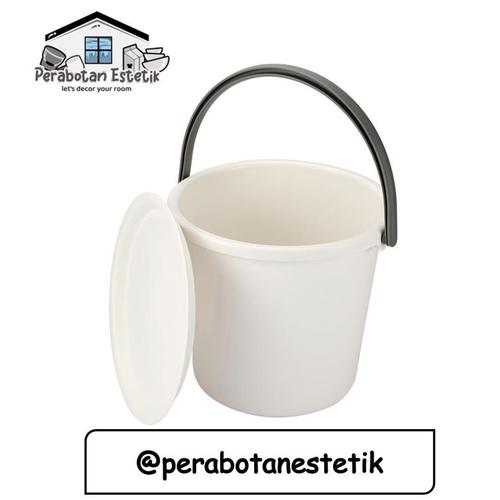 Jual Tersedia Ember Putih Iuiga Minimalist Bucket Lid Minimalis ...